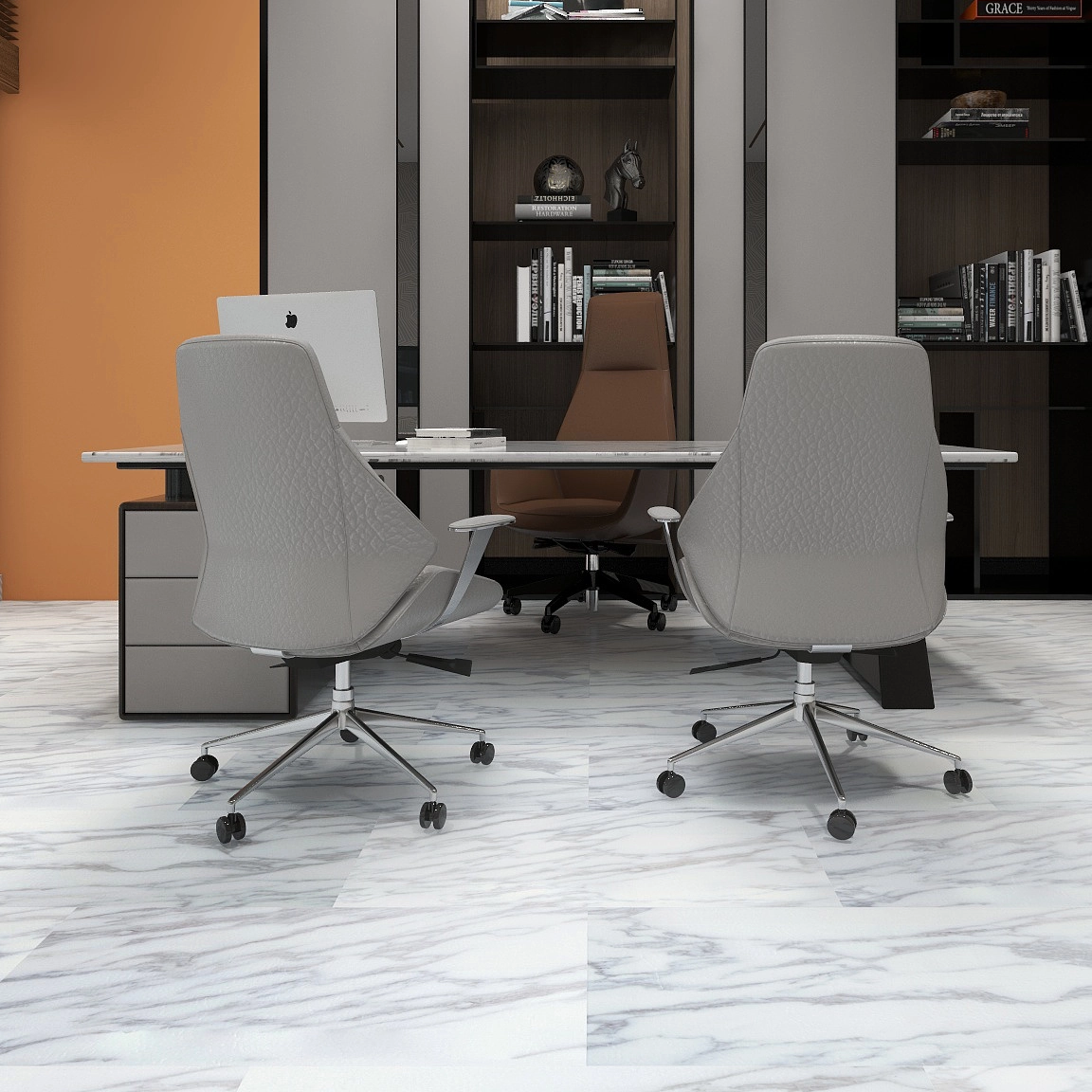 Marble Look 5mm SPC Click Lock Flooring from China manufacturer - Hedsom